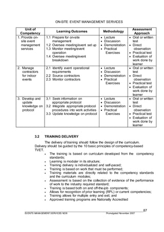 EVENTS MANAGEMENT SERVICES NC III | DOC