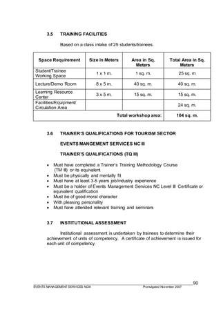 EVENTS MANAGEMENT SERVICES NC III | DOC