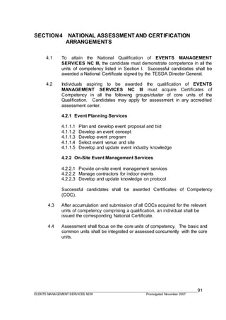 EVENTS MANAGEMENT SERVICES NC III | DOC