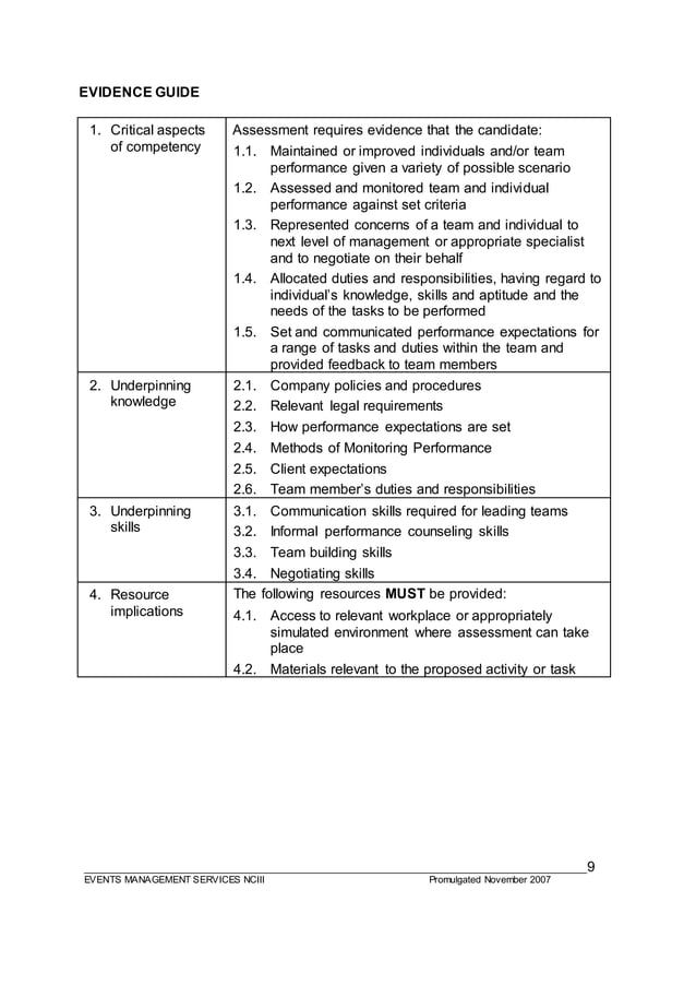 EVENTS MANAGEMENT SERVICES NC III PDF events-management-services-nc-iii-pdf
