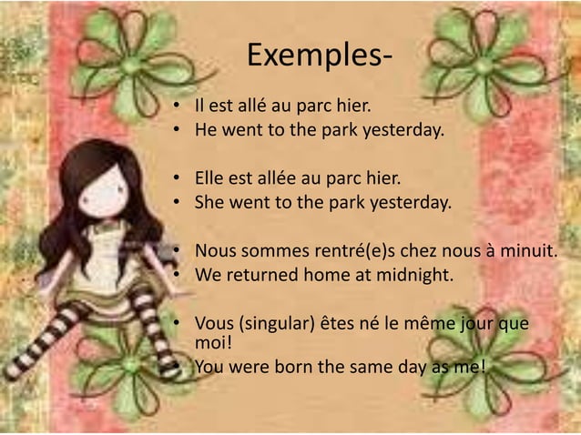 êTre verbs French | PPTX