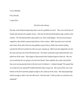 The Fish with a Dream | PDF