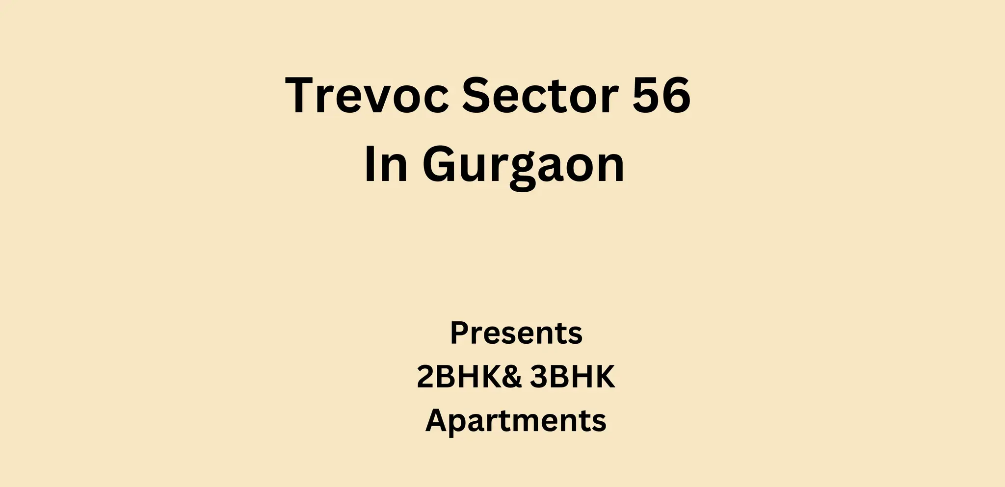 Trevoc Sector 56 In Gurgaon | Discover the perfect balance | PDF