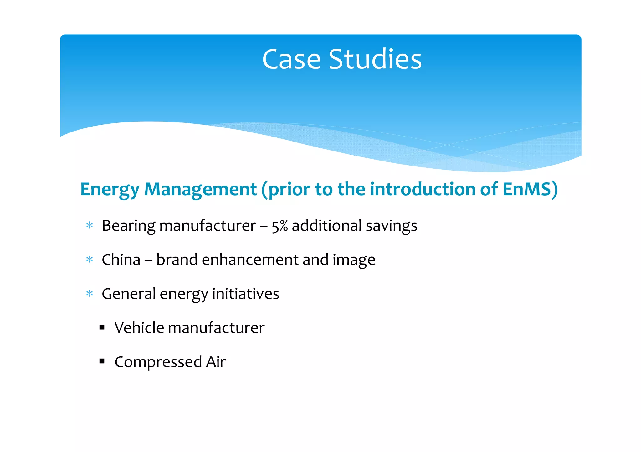 An Effective Energy Management System (EnMS) as exemplified by ISO ...