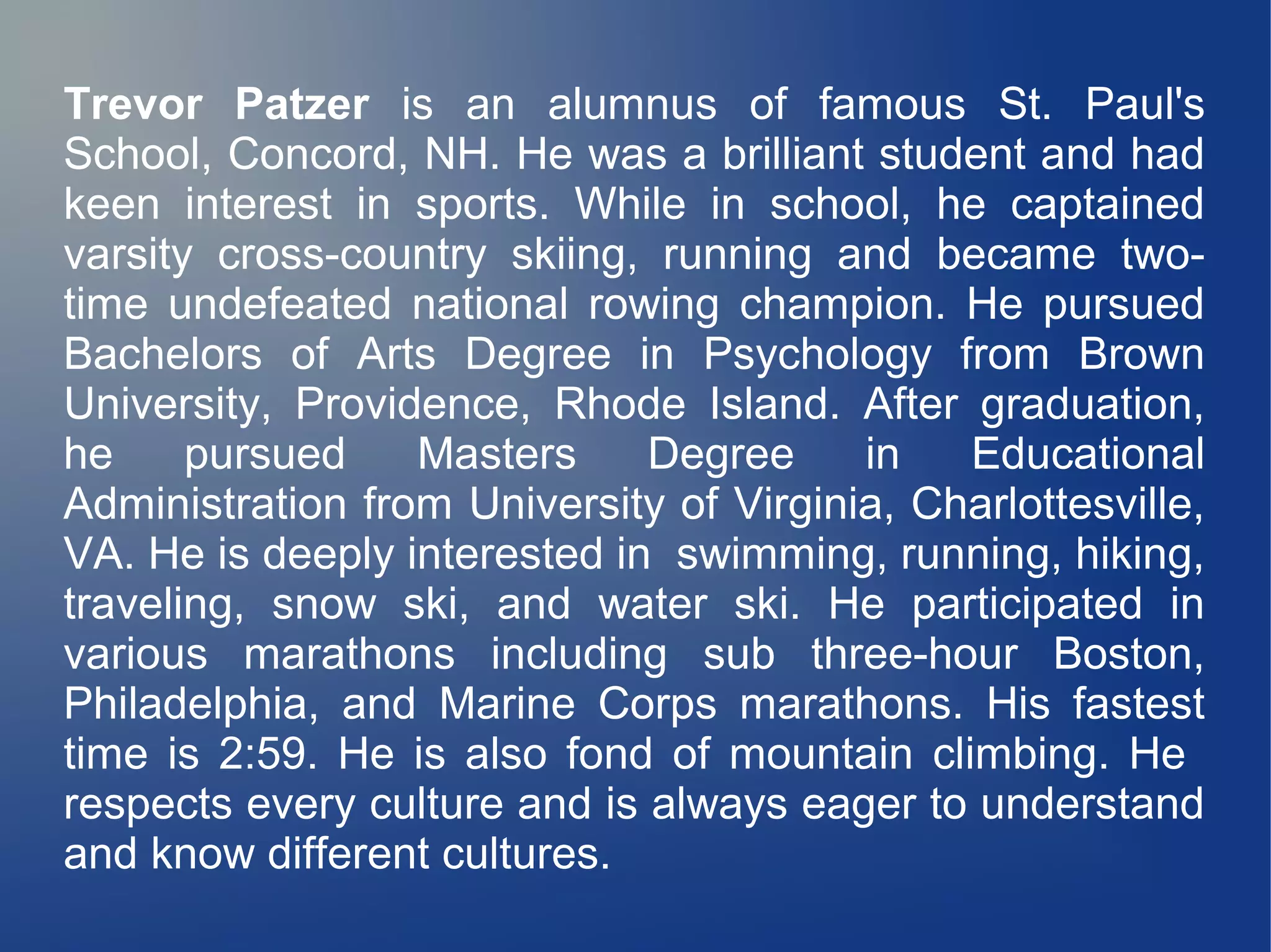 Trevor Patzer Received Unsung Heroes of Compassion Award In 2009 | PPT ...