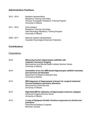 Trevor steve curriculum vitae | PDF