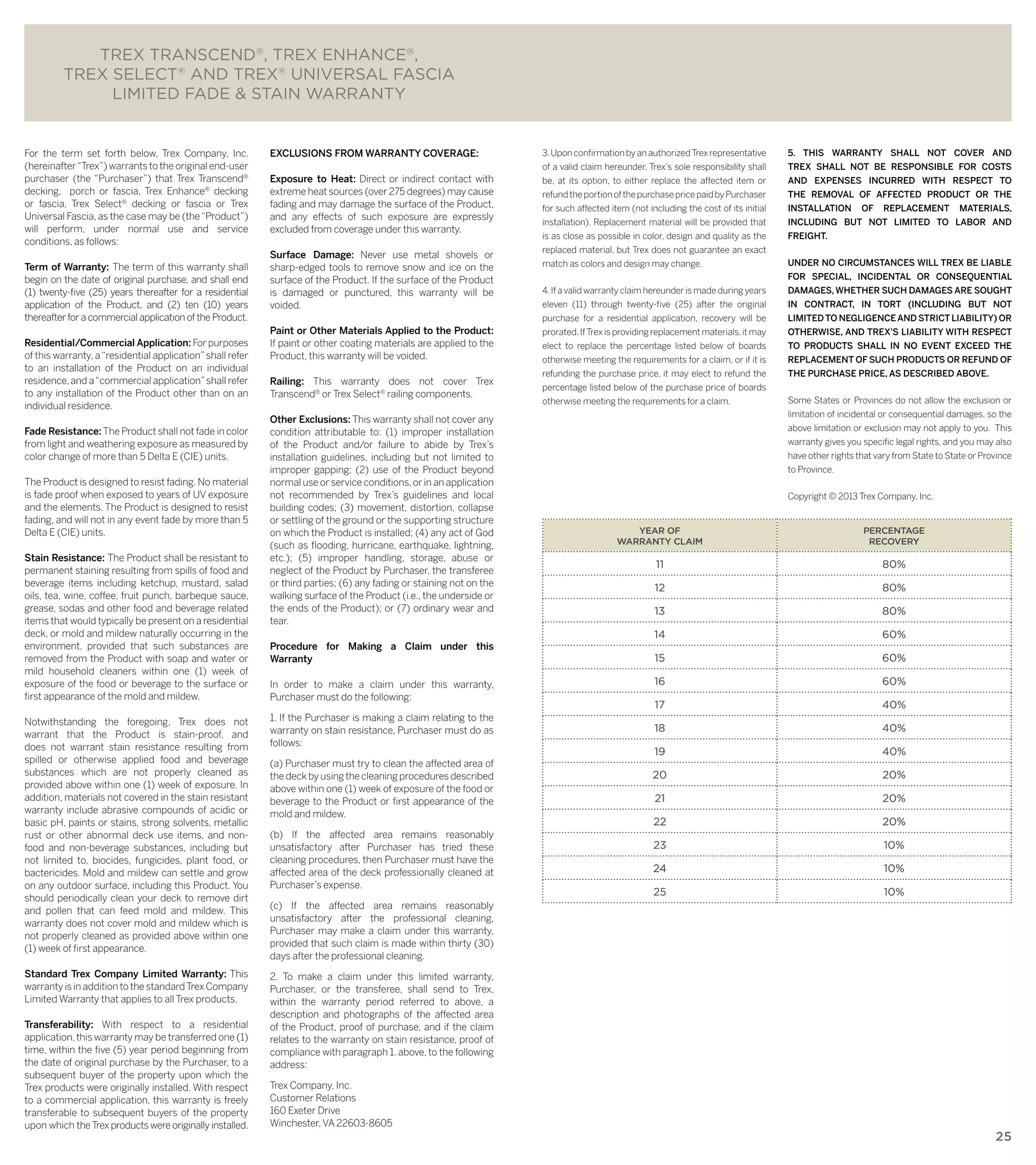 Trex consumer-brochurepdf | PDF