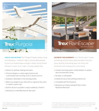 Trex consumer-brochurepdf | PDF