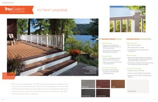 Trex Decking and Railing Catalog | PDF