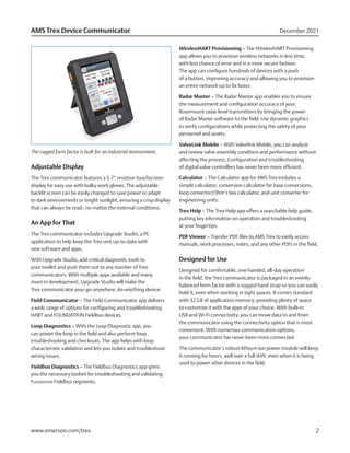 TREX field communicator Commission and validate devices faster | PDF