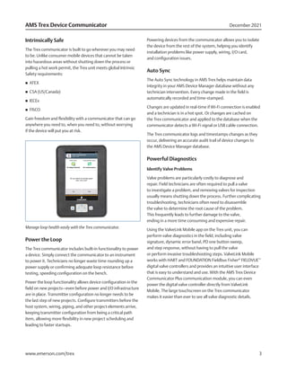 TREX field communicator Commission and validate devices faster | PDF