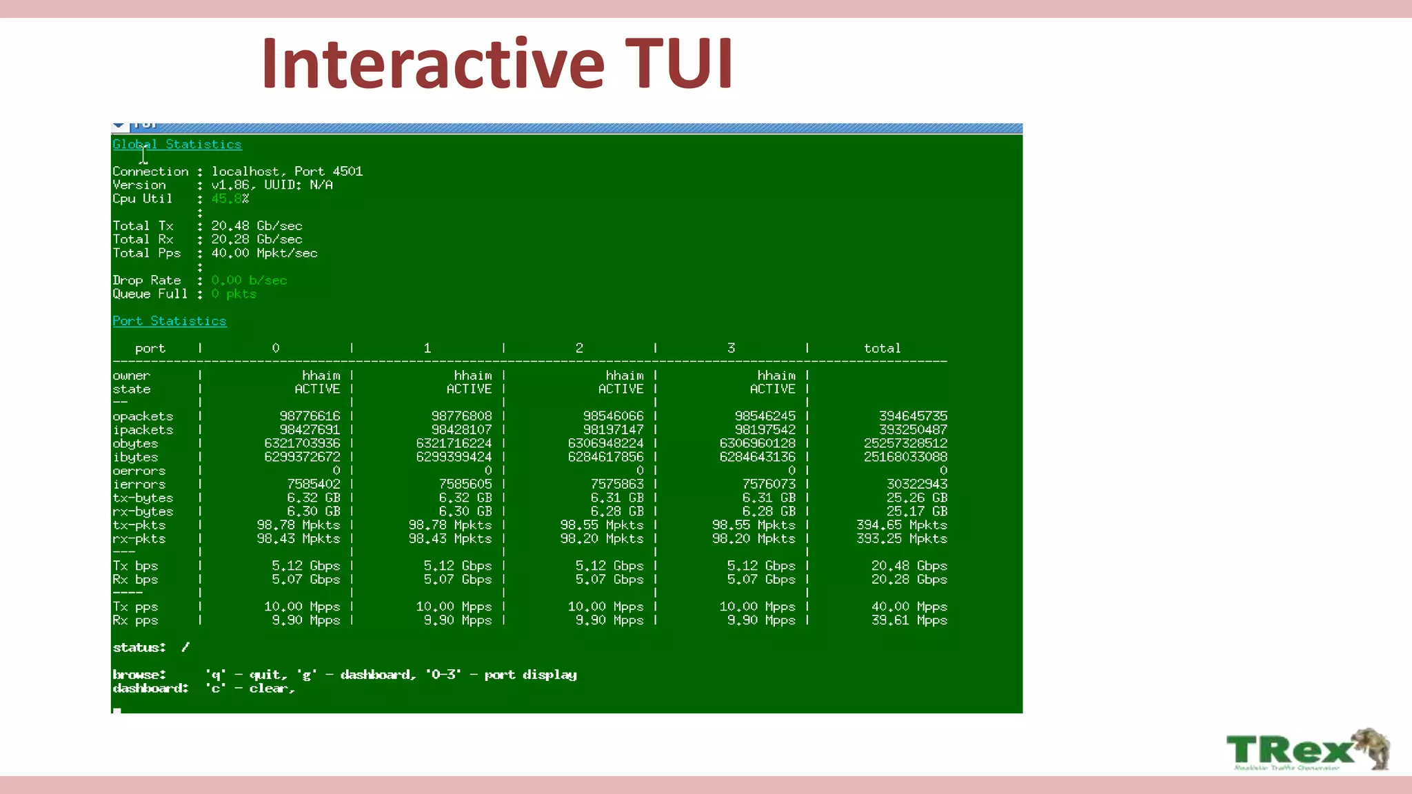 TRex Realistic Traffic Generator - Stateless support | PPTX