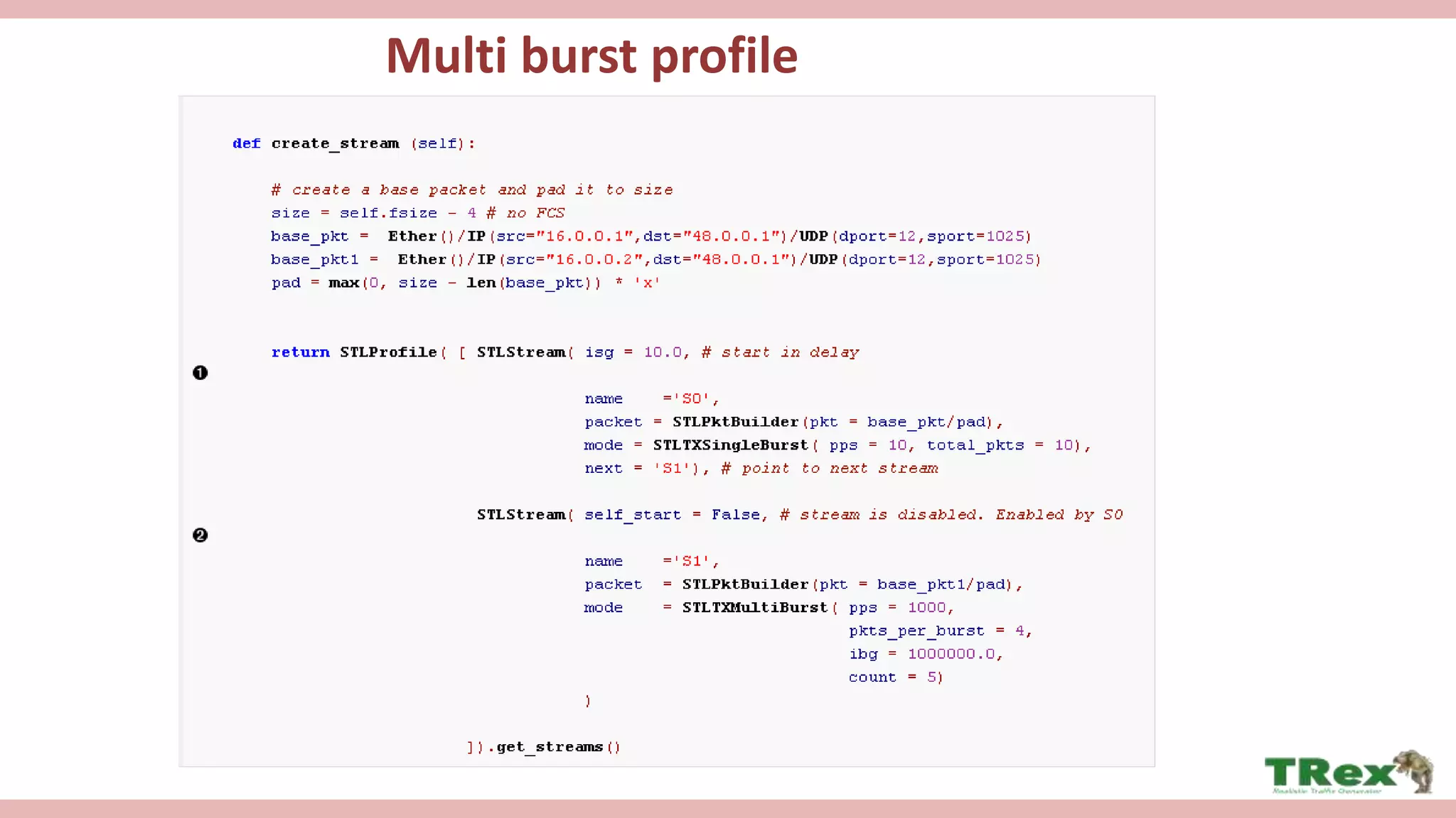 TRex Realistic Traffic Generator - Stateless support | PPTX