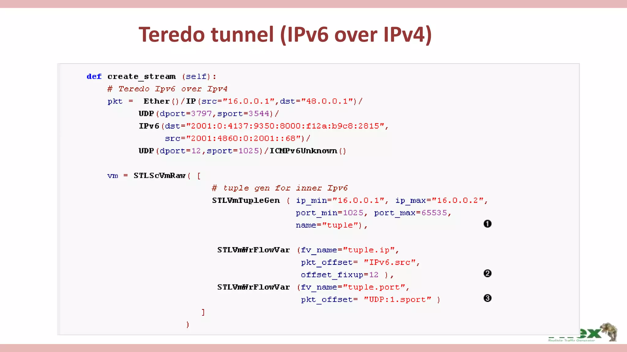 TRex Realistic Traffic Generator - Stateless support | PPTX