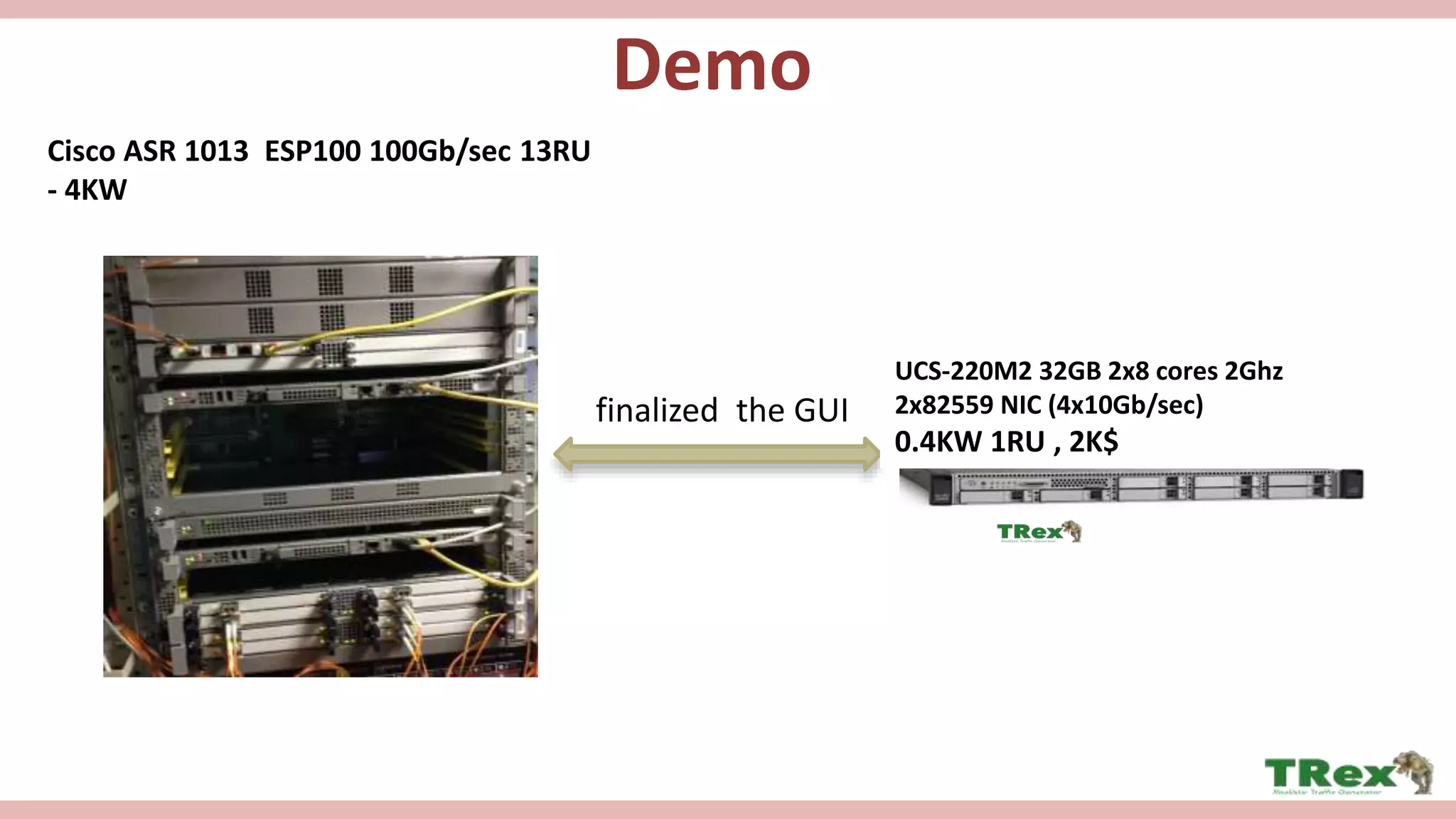 Trex Realistic Traffic Generator Stateless Support Pptx