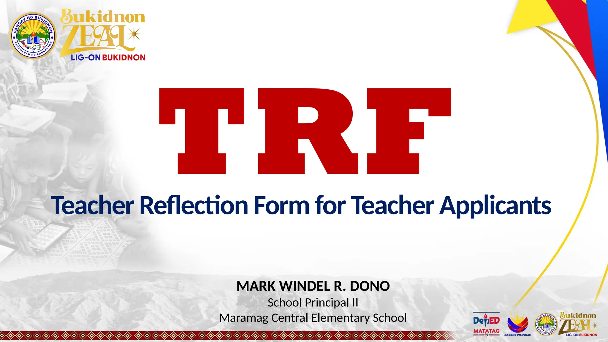 Teacher Reflection Form-for-Teacher-Applicants-2024 | PPTX