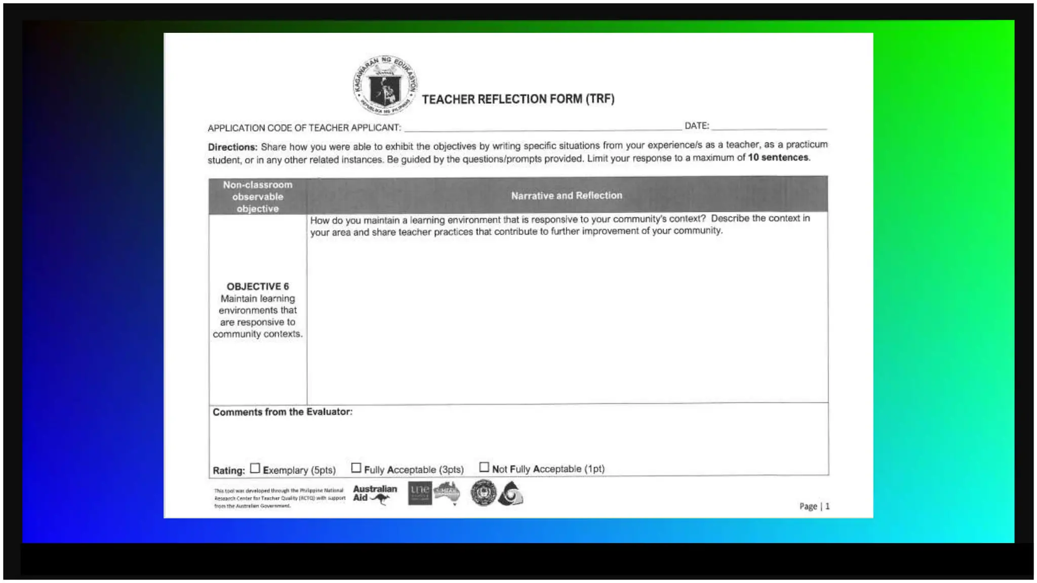 Teachers Reflection Form-FORM-WITH-GUIDE-QUESTIONS.pptx