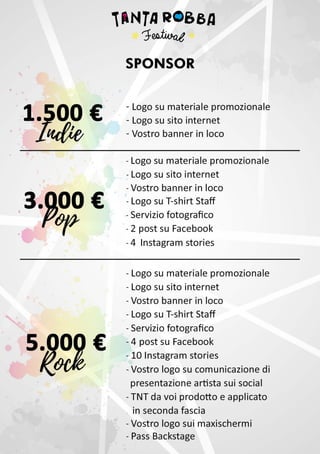 Tanta Robba Festival 2020 | PDF