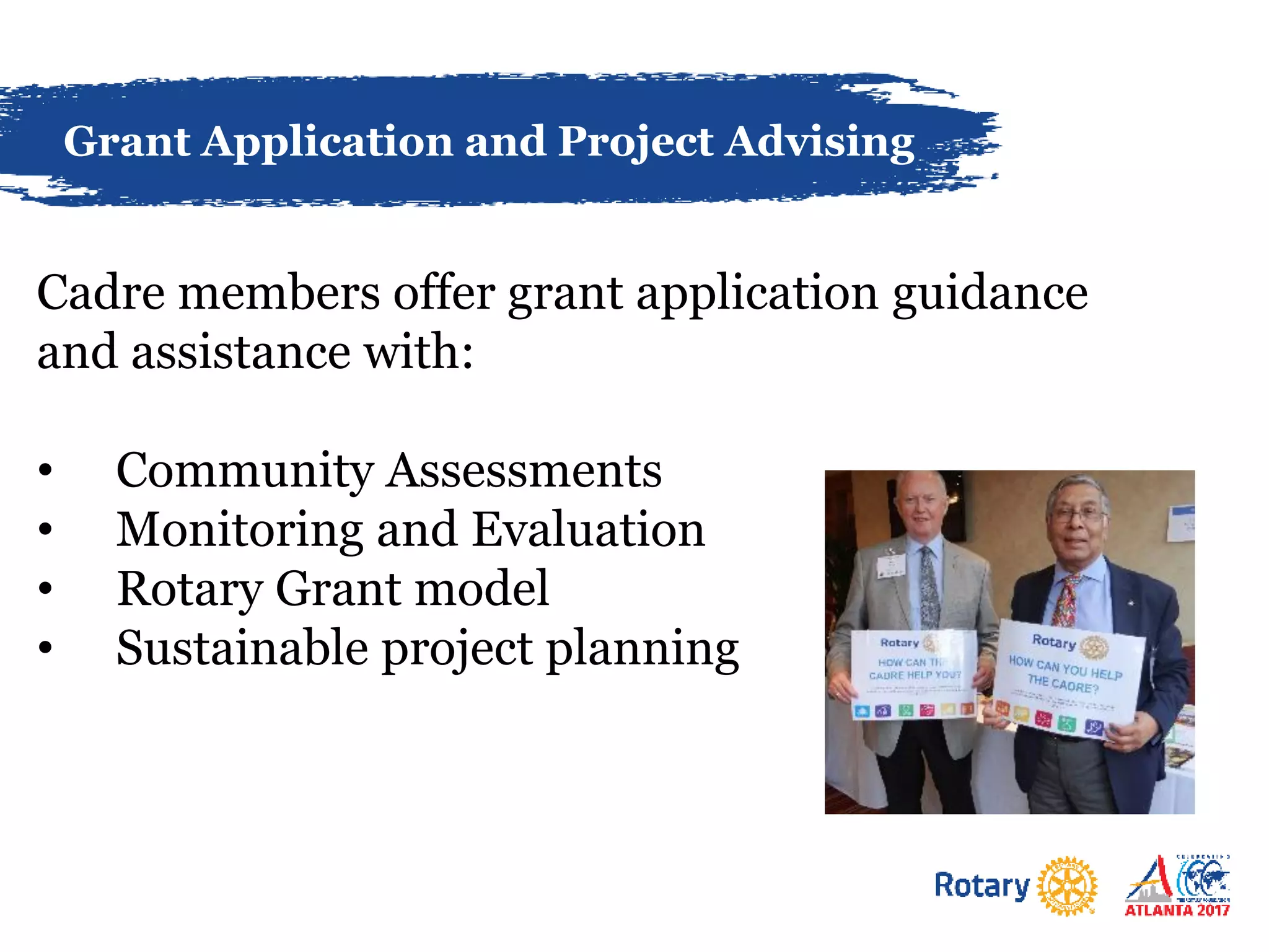 The Rotary Foundation Cadre of Technical Advisers | PDF