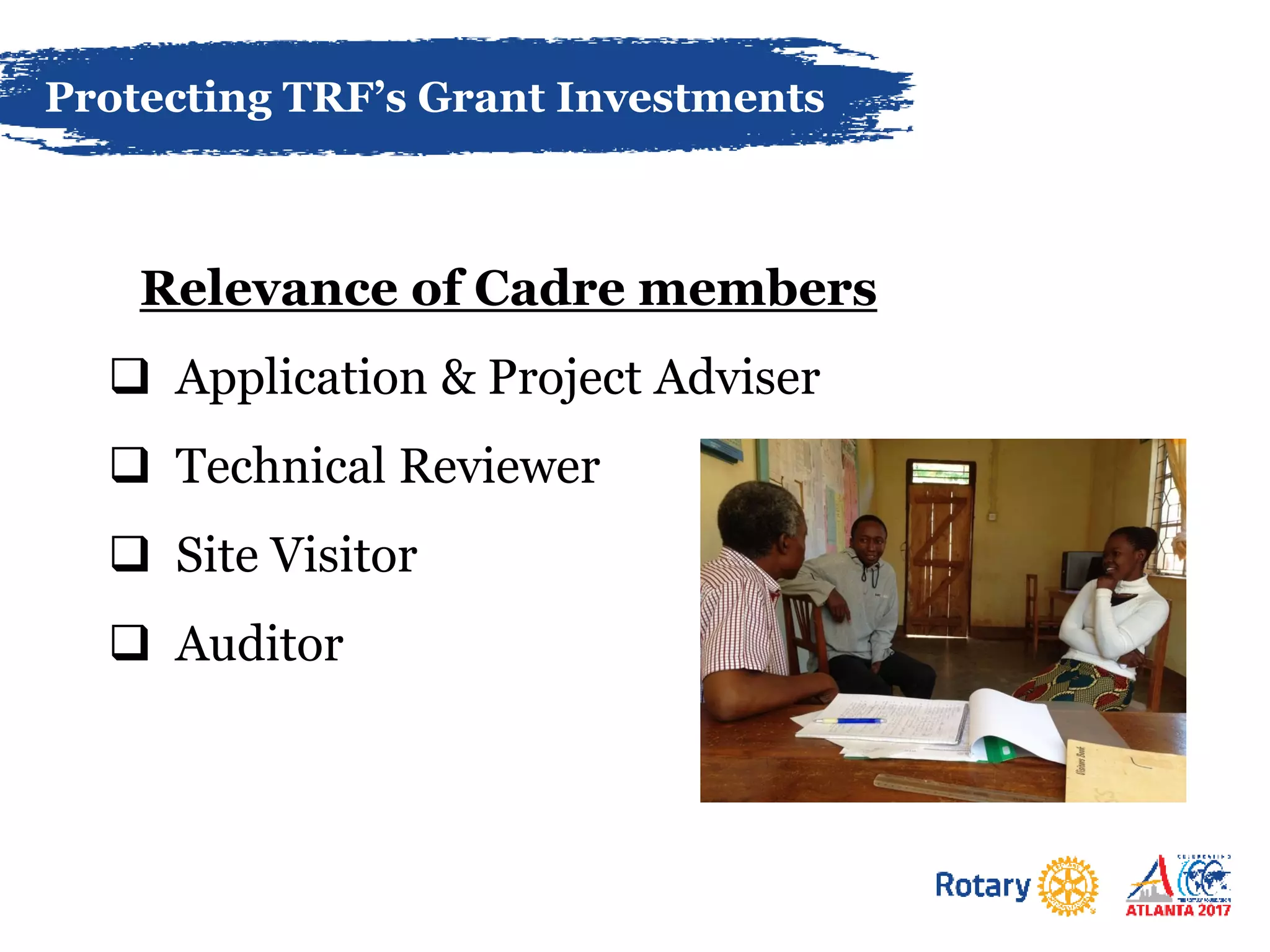 The Rotary Foundation Cadre of Technical Advisers | PDF