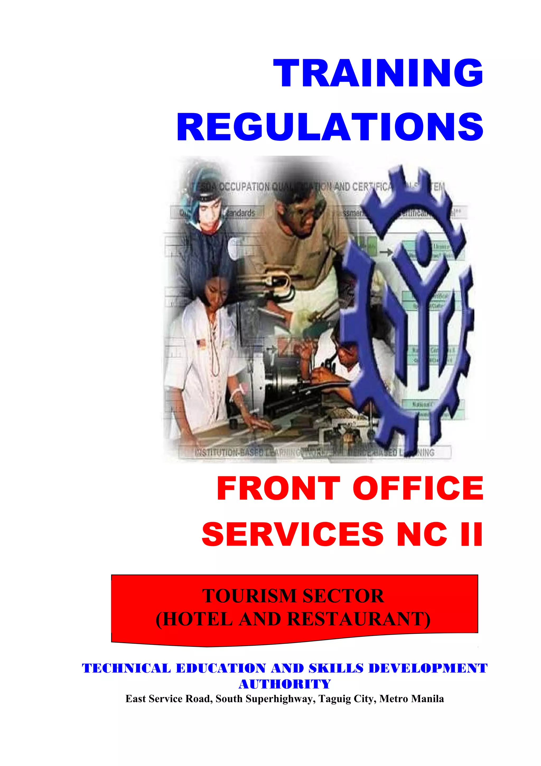 Tr front office services nc ii | DOC