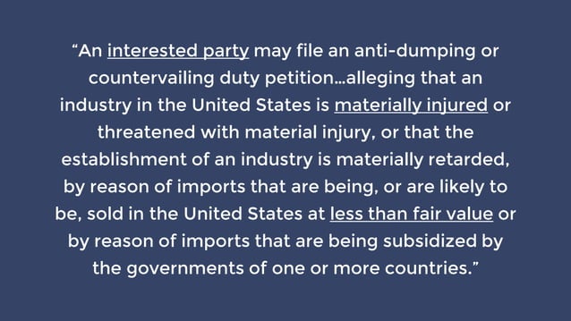 Learn the Basics of Antidumping and Countervailing Duties | PDF