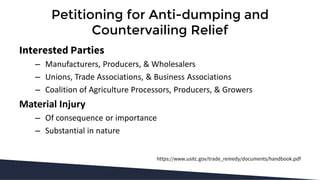 Learn the Basics of Antidumping and Countervailing Duties | PDF