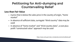 Learn the Basics of Antidumping and Countervailing Duties | PDF