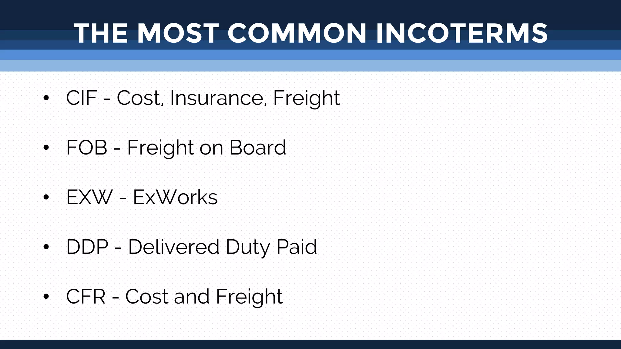 United States Importer's Introduction to Incoterms | PDF