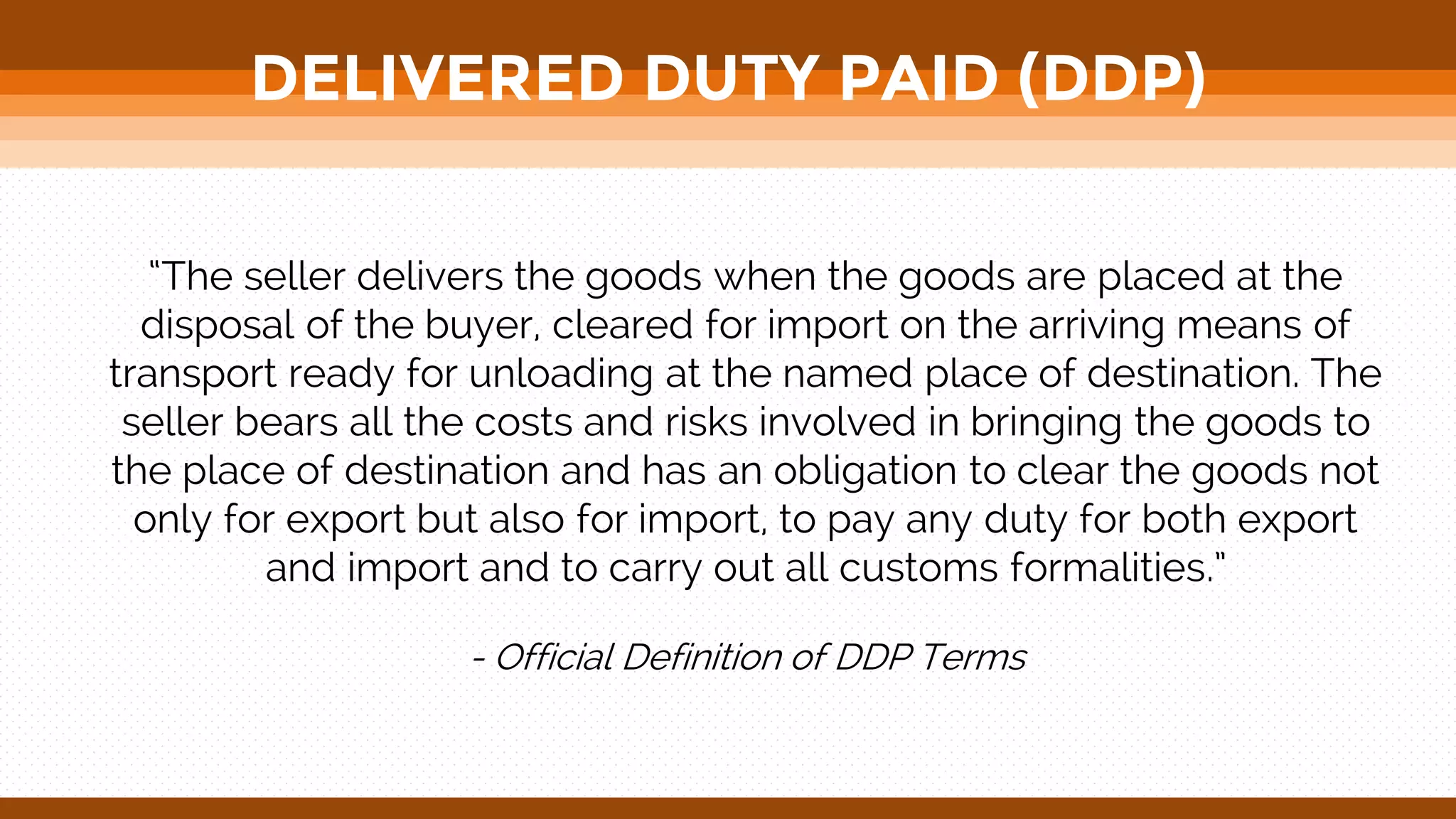 United States Importer's Introduction to Incoterms | PDF | Business ...