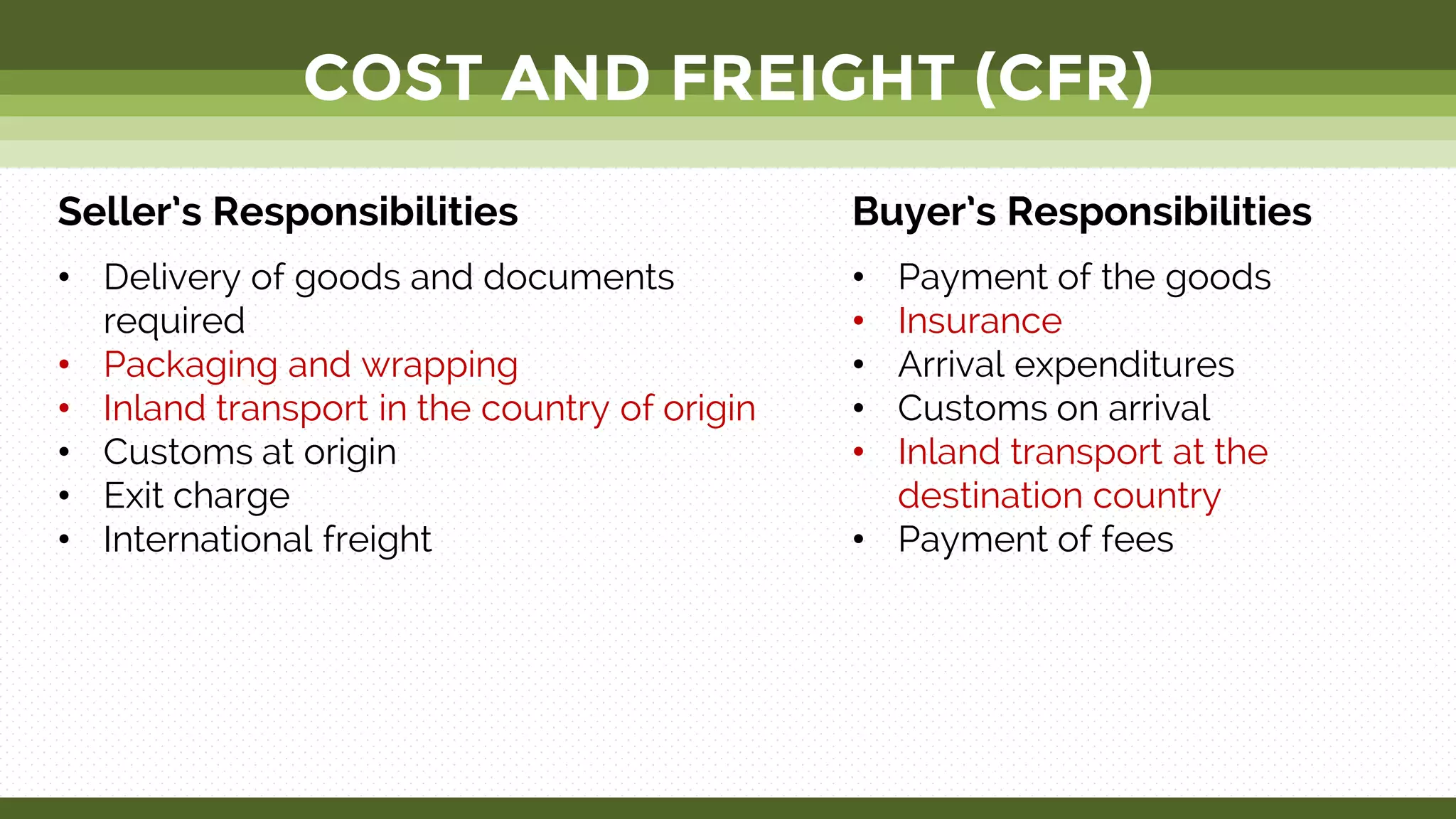 United States Importer's Introduction to Incoterms | PDF