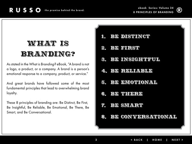 8 Principles of Branding | PDF | Advertising Industry | Industries