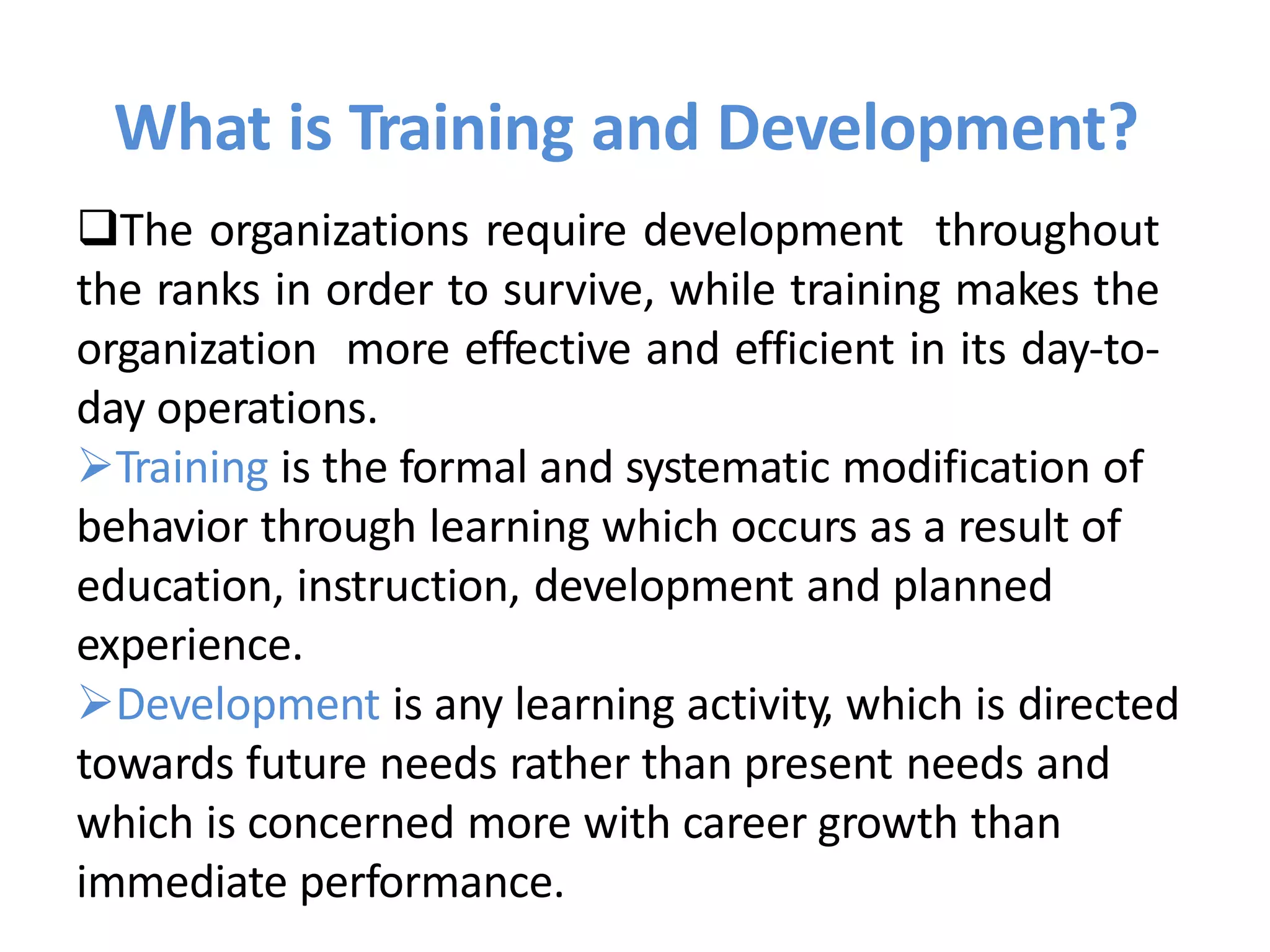 TRAININGg & DEVELOPMENT at tata group and tata motors | PPTX