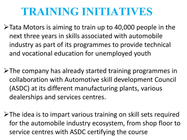 TRAININGg & DEVELOPMENT at tata group and tata motors | PPTX