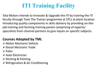 TRAININGg & DEVELOPMENT at tata group and tata motors | PPTX