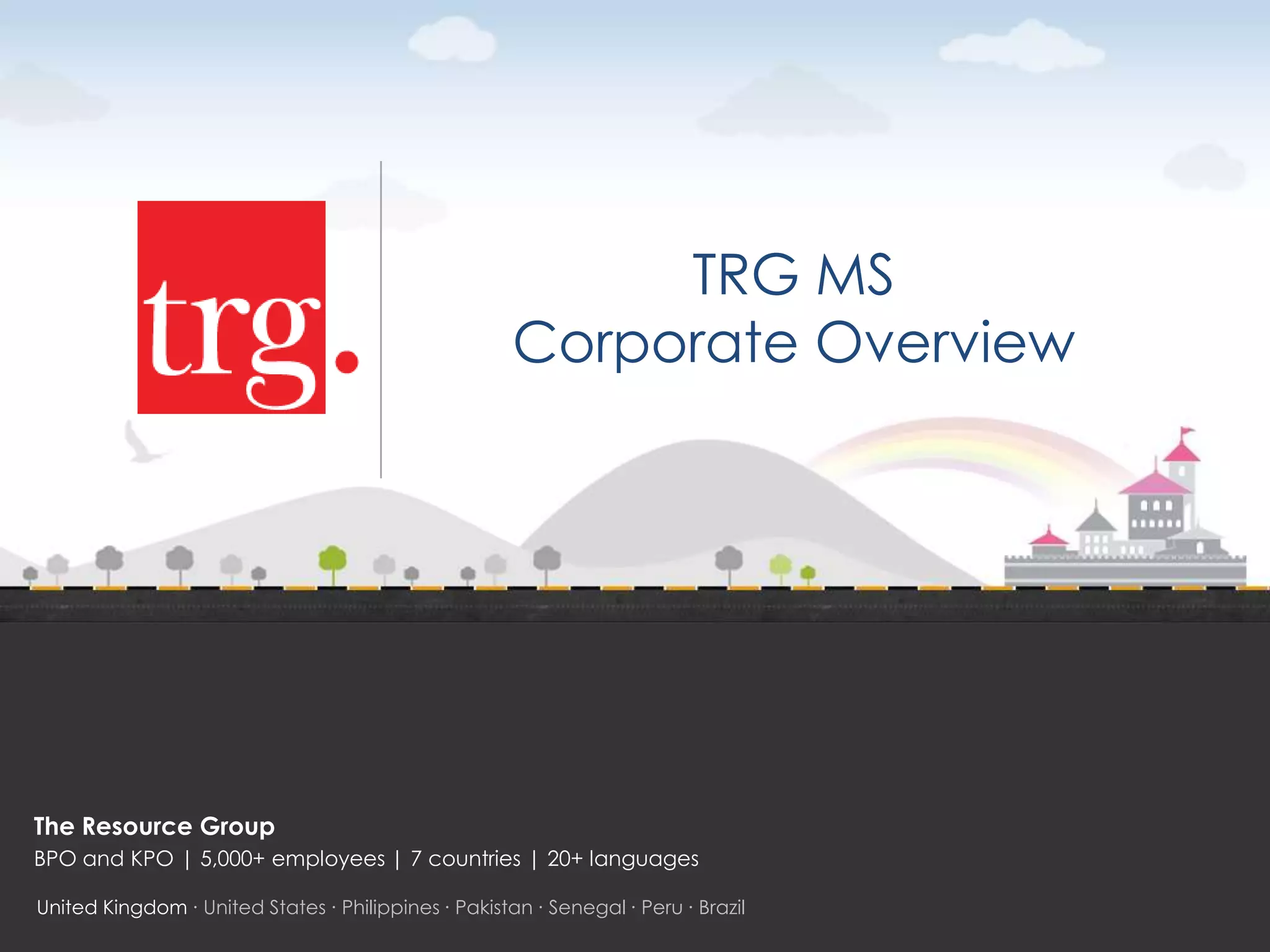 TRGMS Corporate Overview | PPTX
