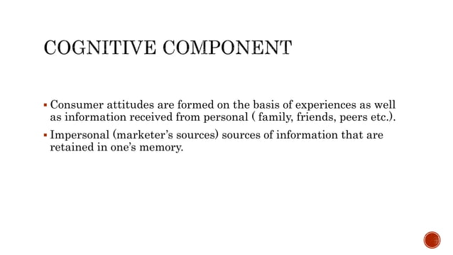 Tri component attitude model | PPTX