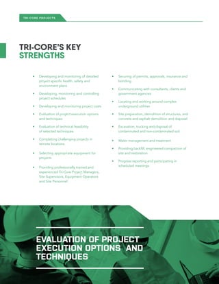Tri-Core Projects - Statement of Qualifications | PDF