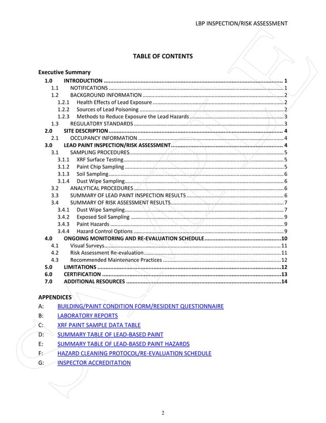 Tri-Tech sample LBP-RA report | PDF