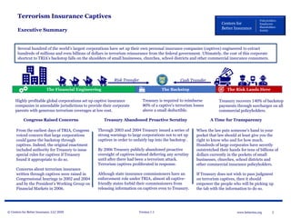 Terrorism Insurance Captives | PDF