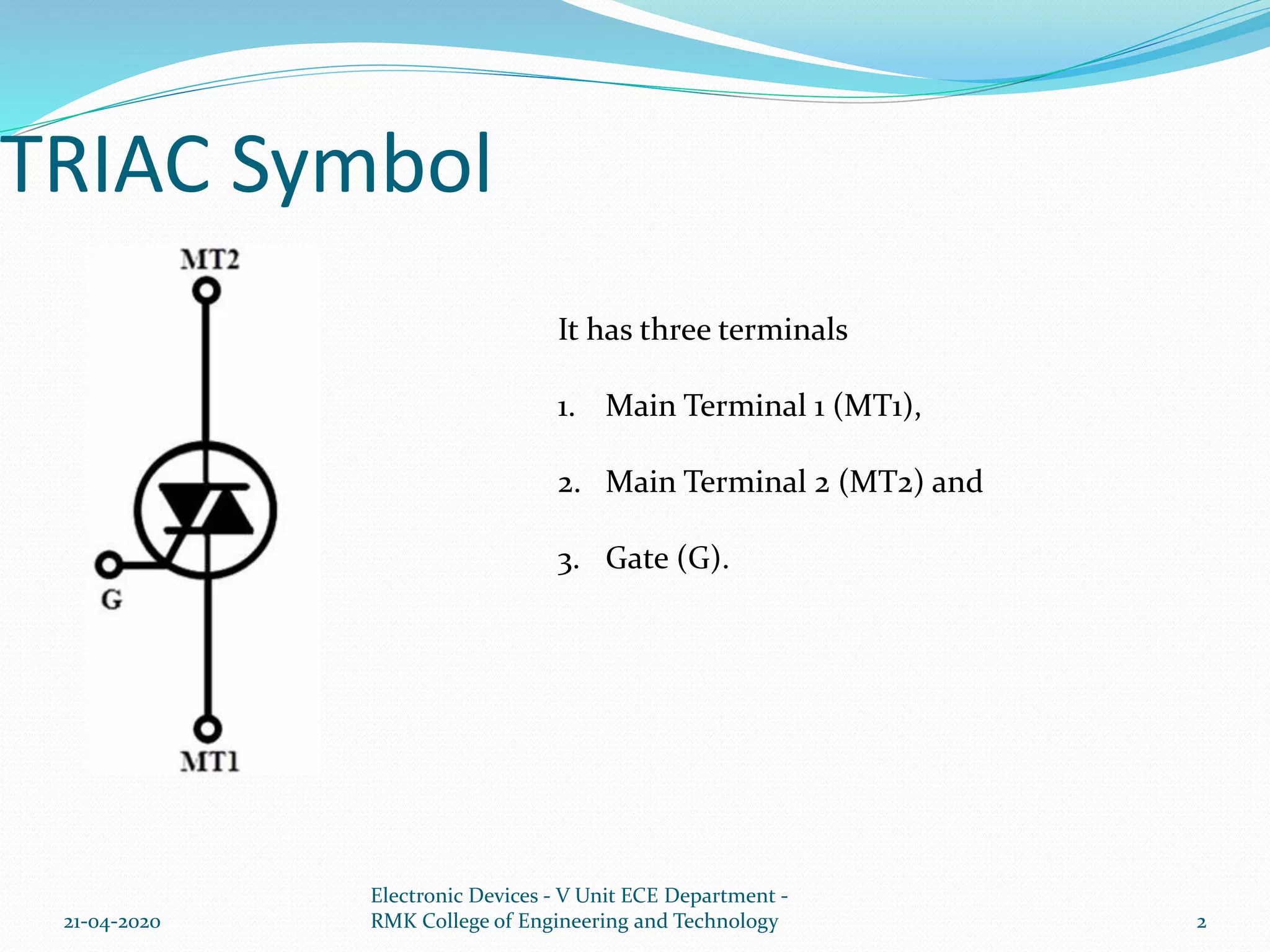 TRIAC Working | PPTX