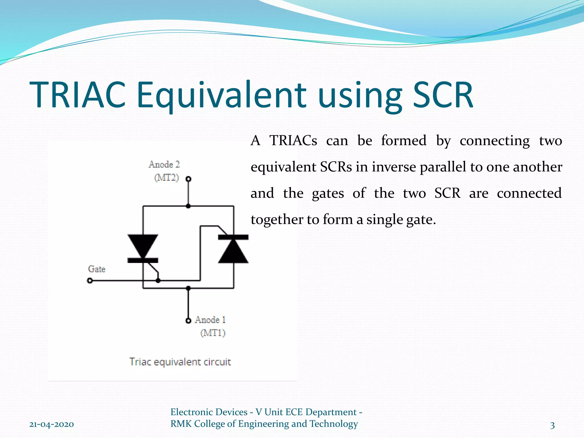 TRIAC Working | PPTX