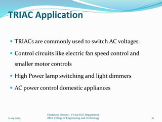 TRIAC Working | PPTX