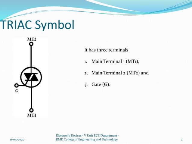 TRIAC Working | PPTX