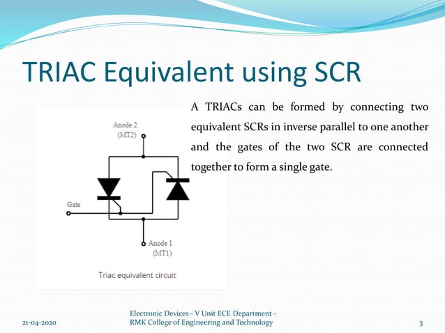 TRIAC Working | PPTX
