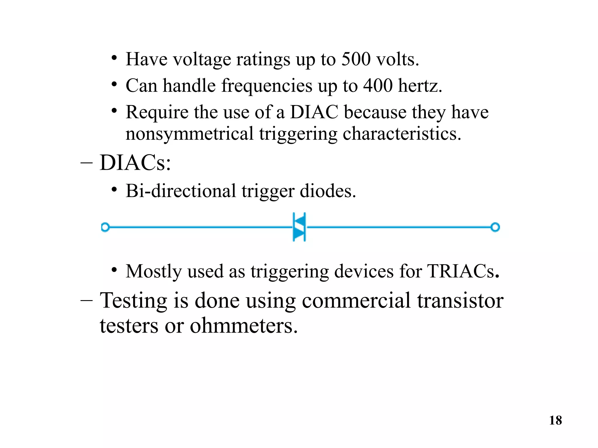 Triac and diac | PPT