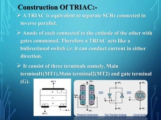 Triac and Diac | PPTX