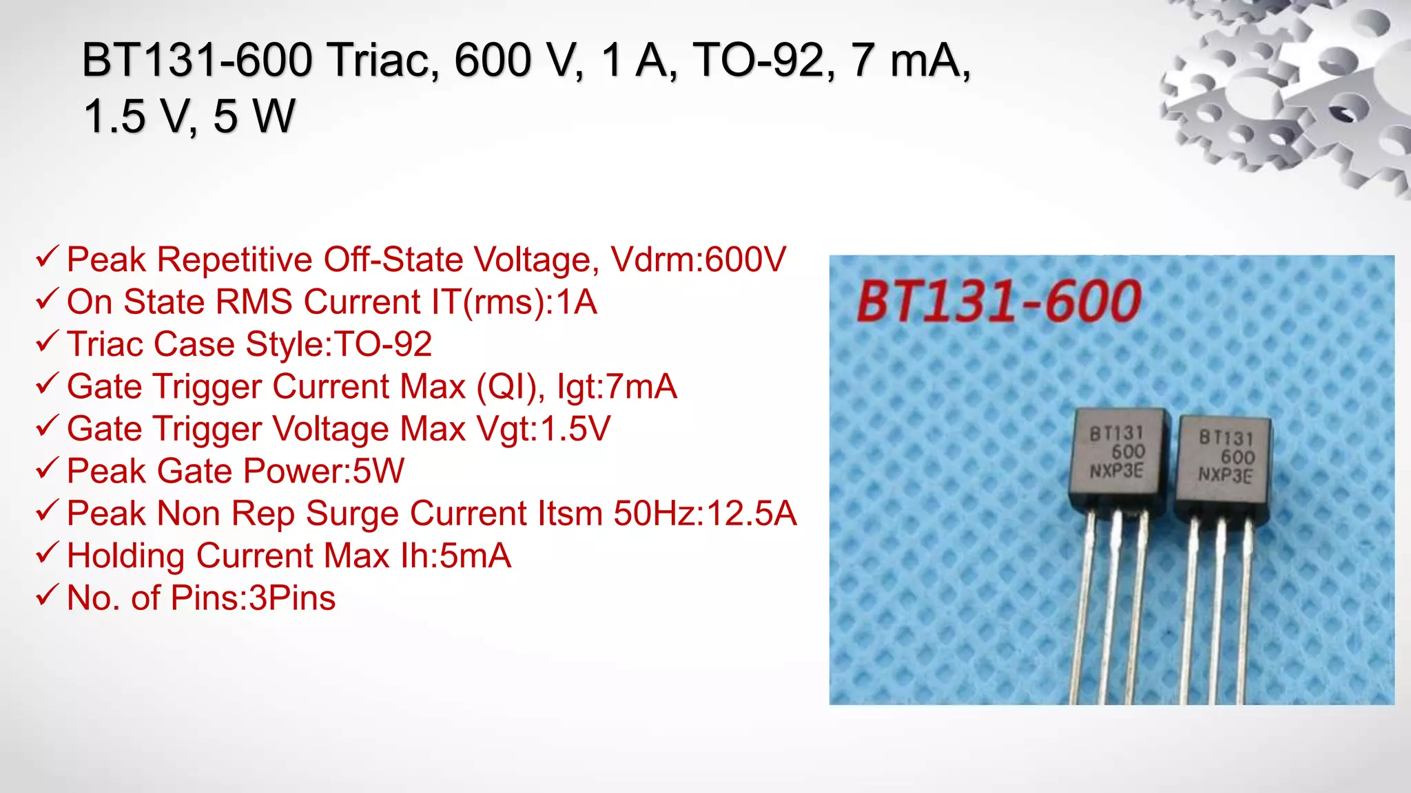 Triac driver | PPTX
