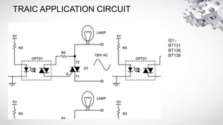 Triac driver | PPTX | Consumer Electronics | Technology & Computing