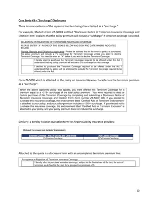 Compliance with TRIA - Comments to Treasury | PDF | Motor Insurance ...
